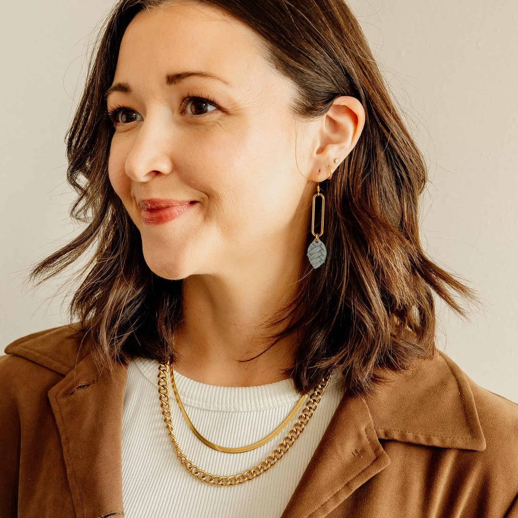 Trending Sky Blue Lightweight Earrings – Sela Designs